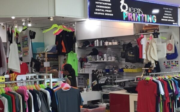 T-shirt Printing Services at Queensway Shopping Centre - Print on Demand